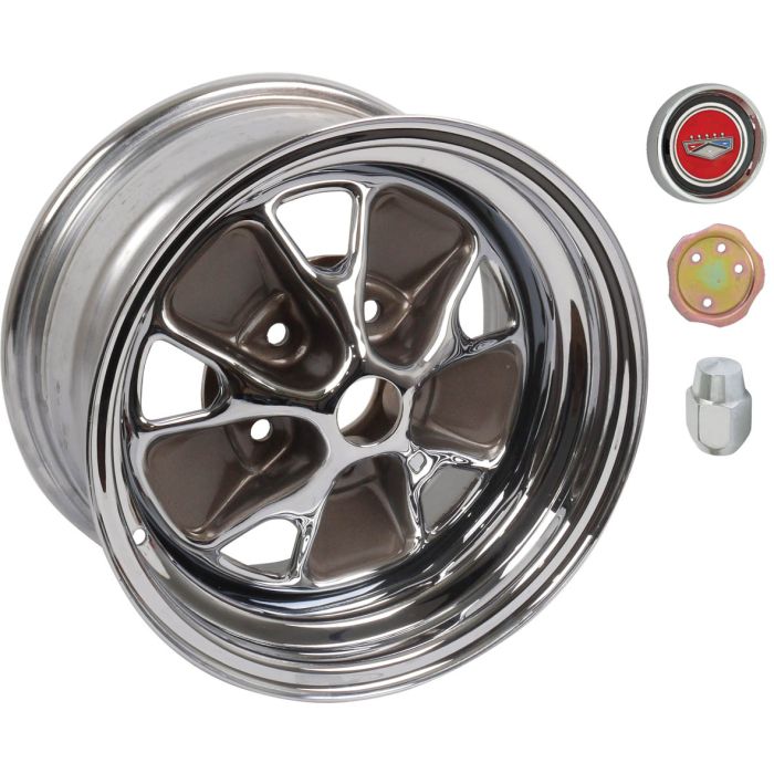 Eckler's 66/67 Styled Steel Wheel Kit (14x7) | Ford | Mustang | Comet ...